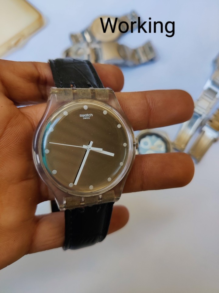 Swatch Lot 12 Watches – 4 Working & 8 For Parts | Men & Women Mixed ...