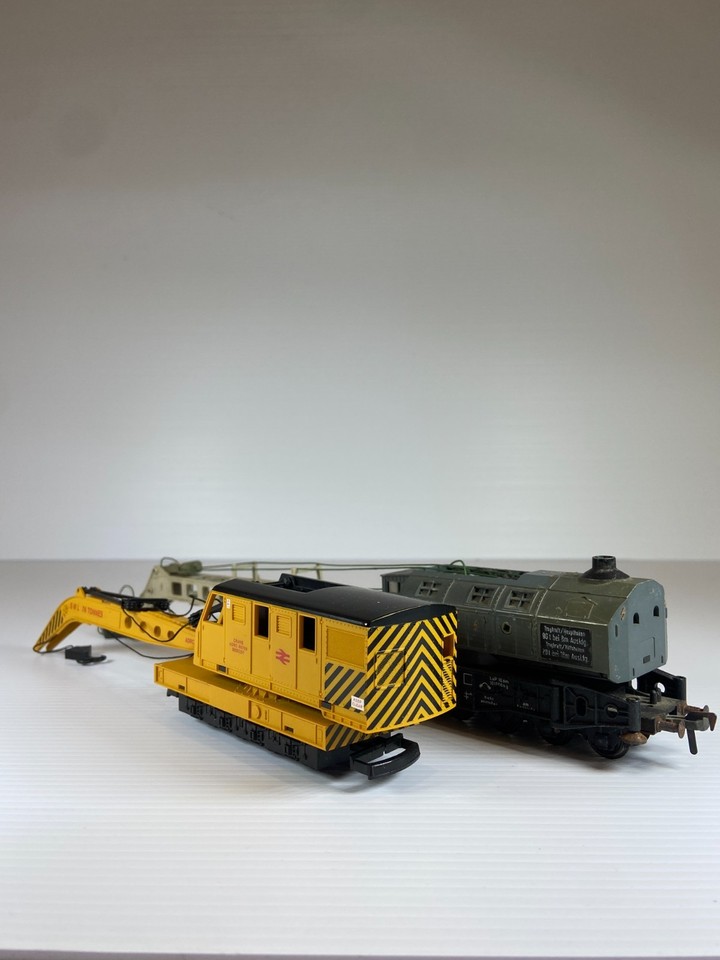 Hornby Fleischmann OO Gauge Breakdown Crane Train Job Lot DB Wagons ...