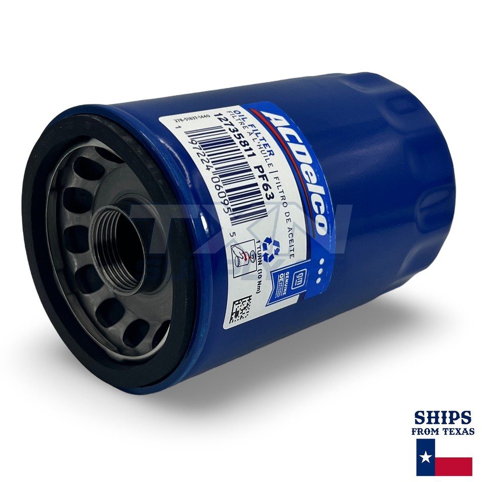 АСDеІсо PF63 PF63F GМ Engine Oil Filter 12735811 - 3 Pack | eBay