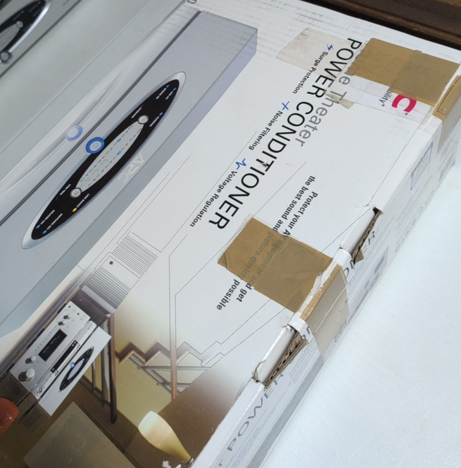 APC H10 Home Theater Power Conditioner Silver Audio Video Surge ...