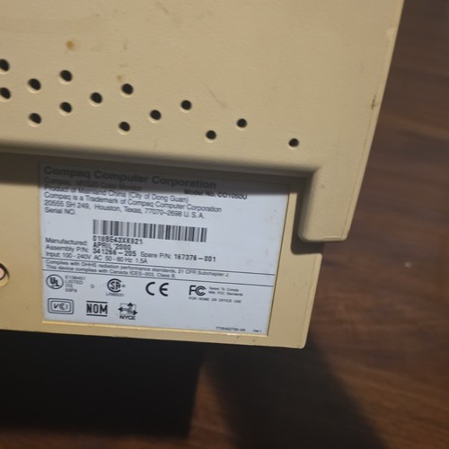 Compaq MV520 Vintage CRT Monitor 167376-001 Computer Display (works) | eBay