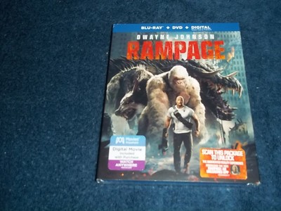 RAMPAGE (BLU RAY + DVD + DIGITAL, 2018) 883929622771 | eBay