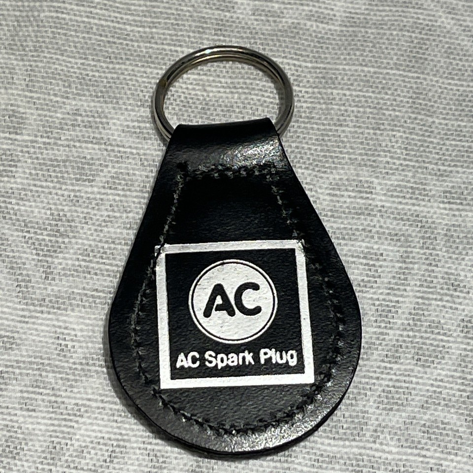 NOS NEW OLD STOCK RARE VINTAGE AC Spark Plug OLDSMOBILE Leather Key ...