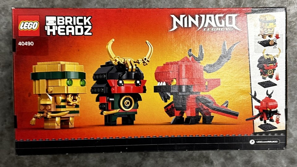 Lego 40490 Ninjago 10th Anniversary Brick Headz | eBay