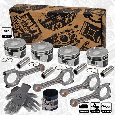 Piston + Con Rod Set 03C107065AP 03C198401A 03C198401D | eBay