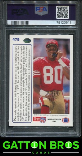1991 Upper Deck - #475 Jerry Rice for sale online | eBay