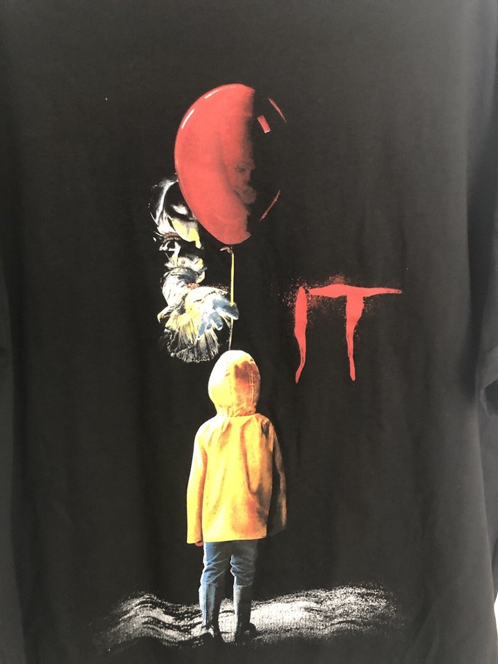 PENNYWISE- 2017 IT Red Balloon For Georgie Men’s T Shirt Size L / Large ...