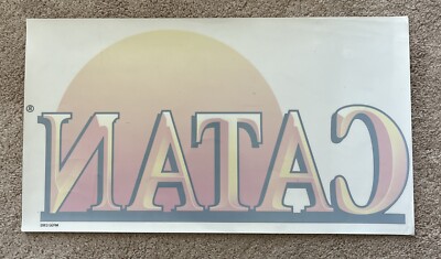 Board Game Catan White Sticker Decal Promotional Sticker New Unused ...