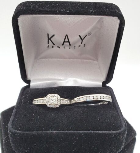 Kay Jewelers Diamond/Gemstone Engagement/Wedding Ring Set for sale | eBay