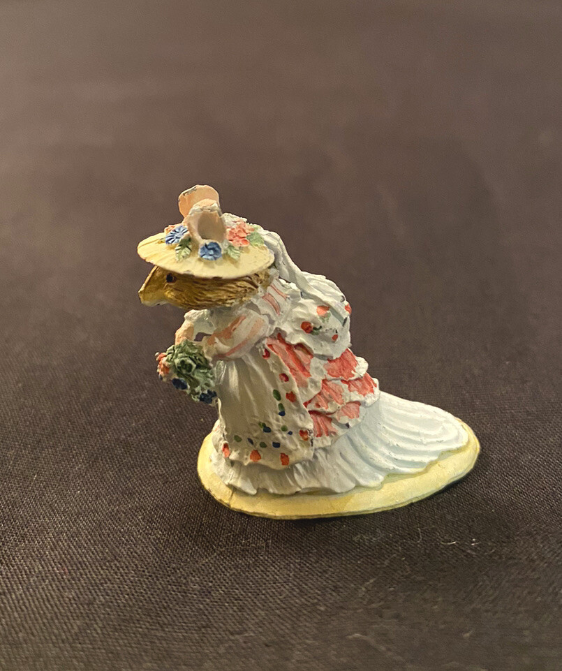 Brambly Hedge Enesco Pewter Mini. Figurine Poppy Eyebright Bride By ...