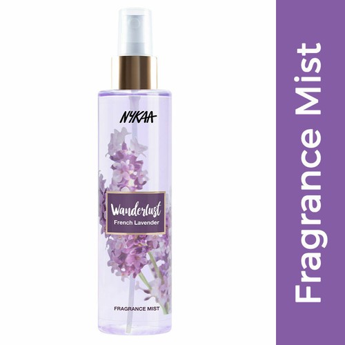 Nykaa Wanderlust Fragrance Body Mist 200 ml French Lavender Skin Care ...