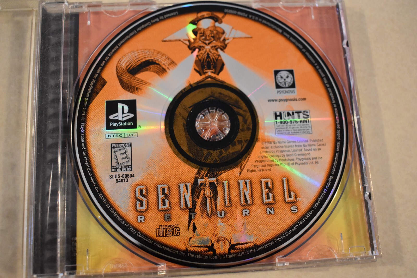 Sentinel Returns PS1 No Front art/ Manual Tested Working CIB ...