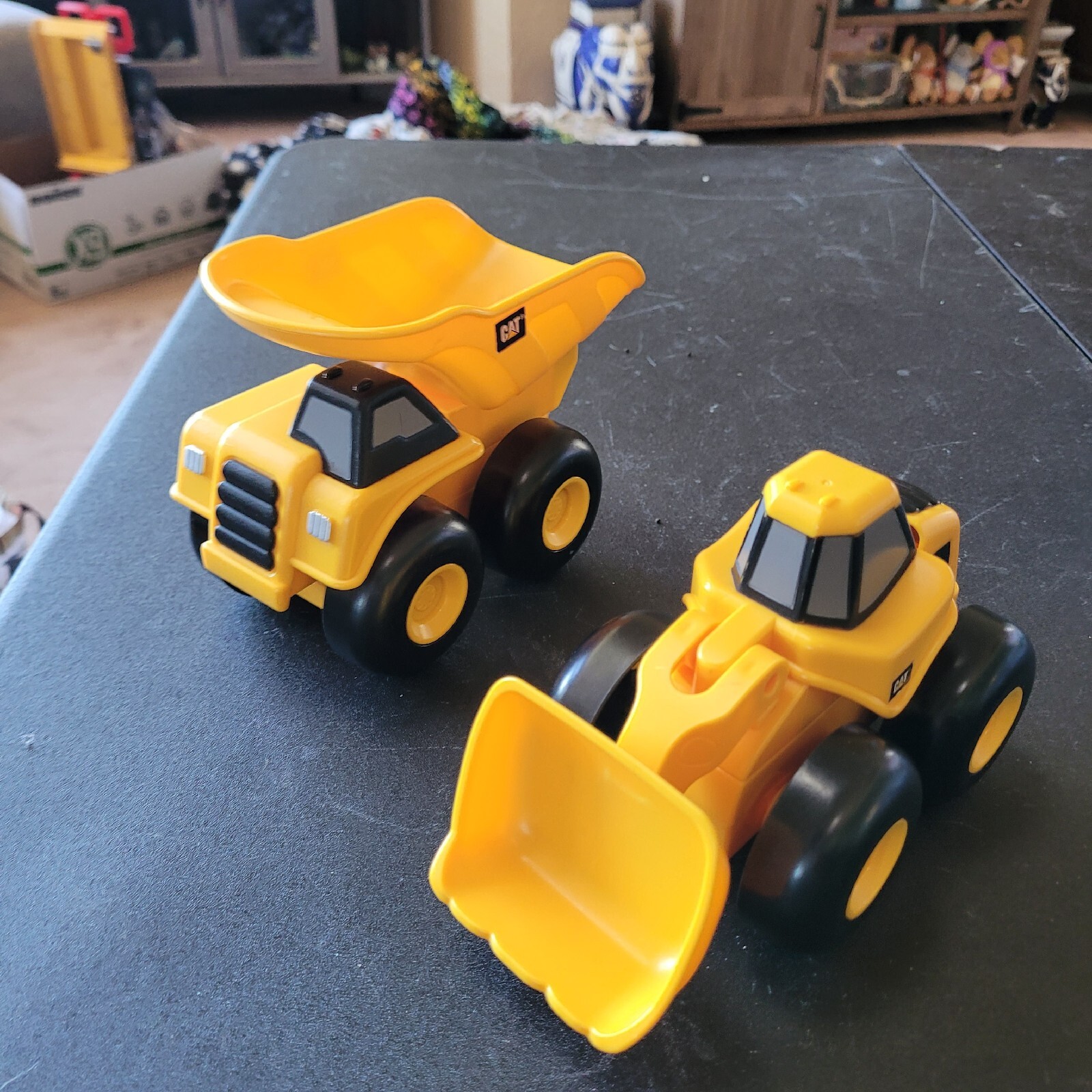 DIY Take Apart CAT Dump Truck & Excavator Yellow Plastic Toys | eBay