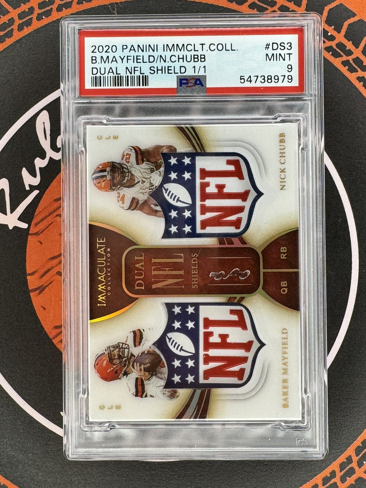 2018 Panini Immaculate Collection - Immaculate Dual NFL Shields #1 Nick ...