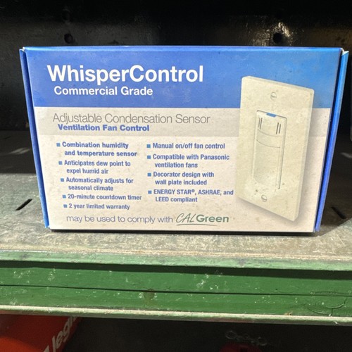 FV-WCCS1-A Whisper Control Condensation Sensor Bath Fan Controller ...