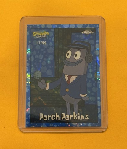 2025 Topps Chrome SpongeBob 25th Anniversary “Perch Perkins ...