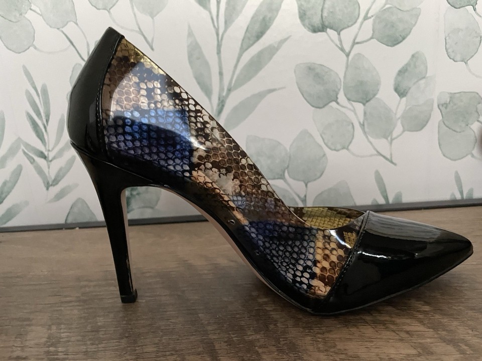 Jessica Simpson Snakeskin Heels Size 8.5 | eBay