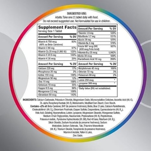 (2 Pack) Centrum Silver Adults 50+ Multivitamin Immune support 325 ...