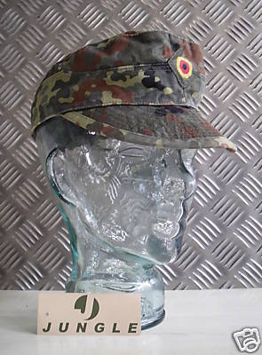 Genuine German Army Flectarn Camouflage Peak Baseball Cap / Hat. Size ...