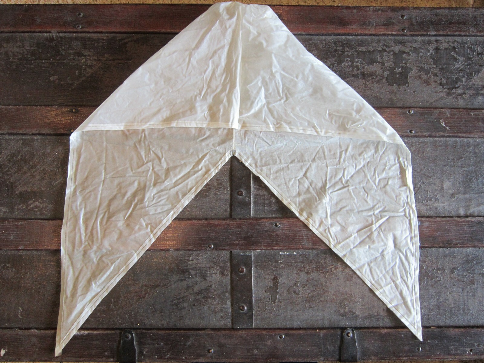 VINTAGE Vinyl Women's RAIN BONNET Translucent Waterproof Head Scarf ...