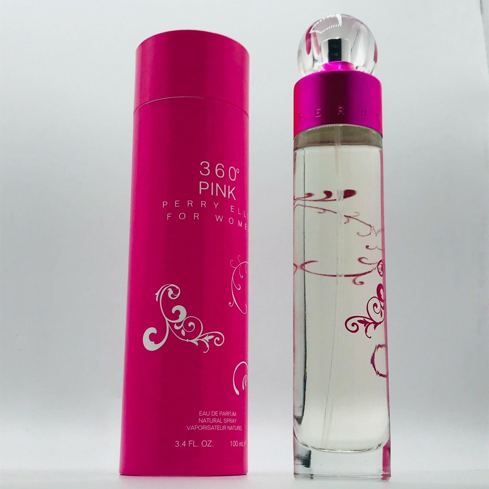 Perry Ellis 360 Pink Women Parfum Spray 3.4 oz 100 ml New In Box | eBay