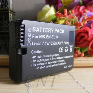 EN-EL14A Rechargeable Battery for Nikon D3500,D5600,D3300,D5100 Cameras ...