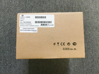 J9008A HP PROCURVE 2-PORT 10GBE SFP+ AL MODULE J9008-60001 J9008-61101 ...
