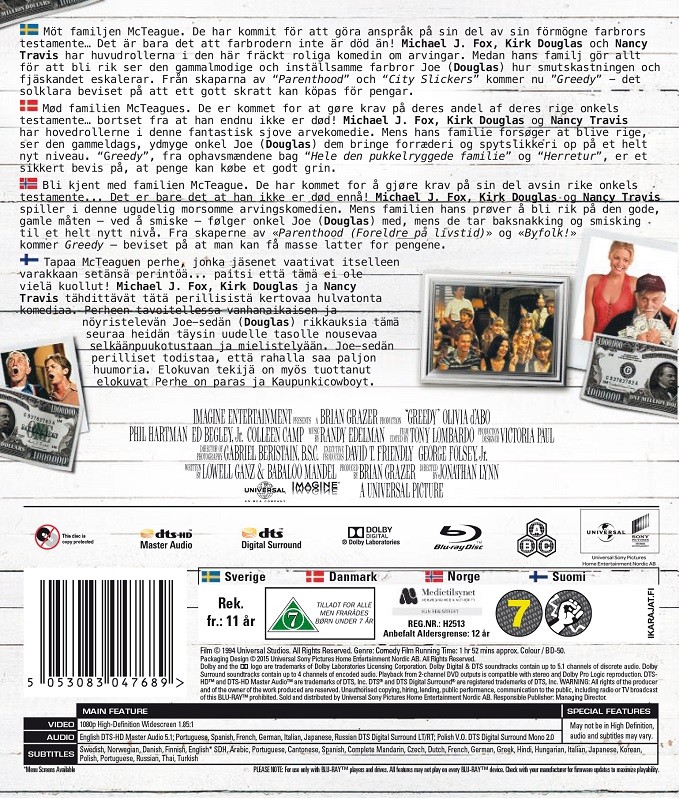 Greedy Blu Ray | eBay