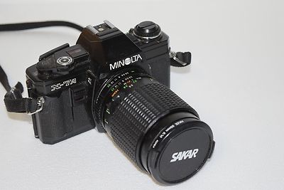 Minolta X-7A SLR 35mm Camera with Sakar 35-75mm Zoom / Macro 1:3.5-4.8 ...