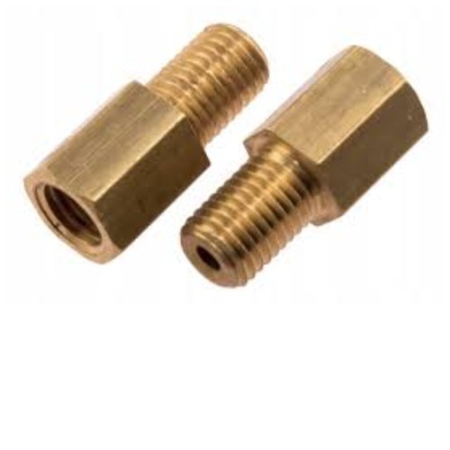 2X Brake Line Pipe M10x1.25 Female to Male Reducer Fitting Connector ...