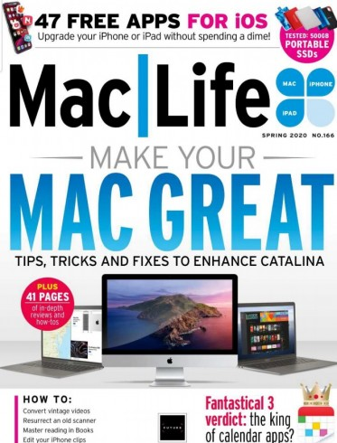 Mac Life Magazine Spring 2020 Number 166 47 free apps ios enhance ...