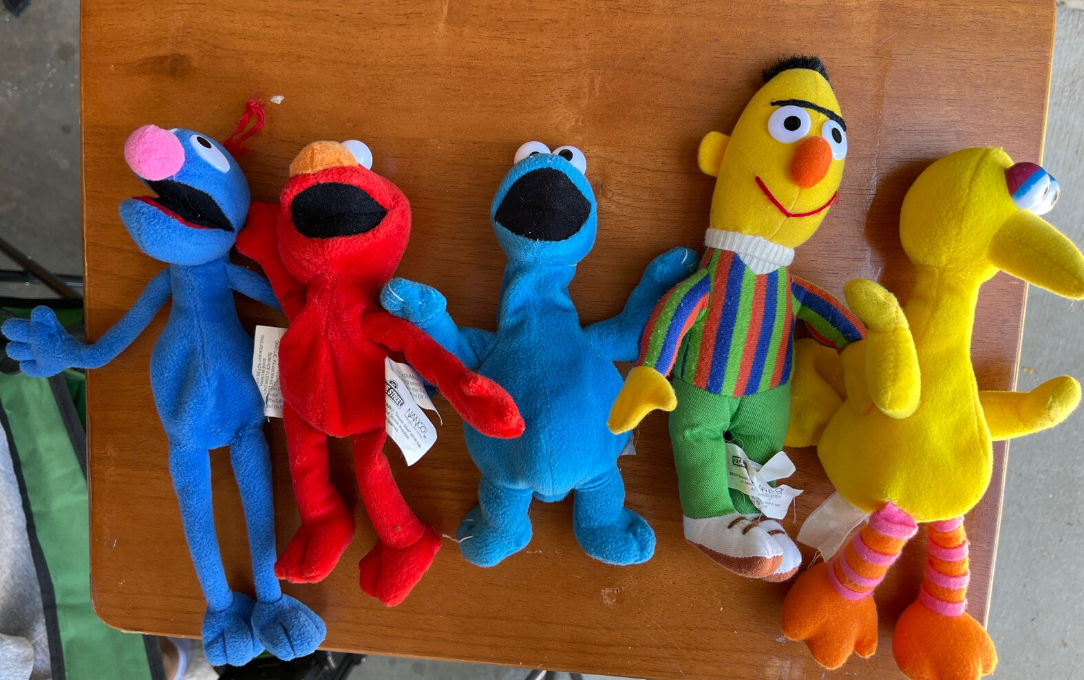 2003 NANCO SESAME STREET LOT OF 5 Vintage Sesame Street Mini Plush | eBay