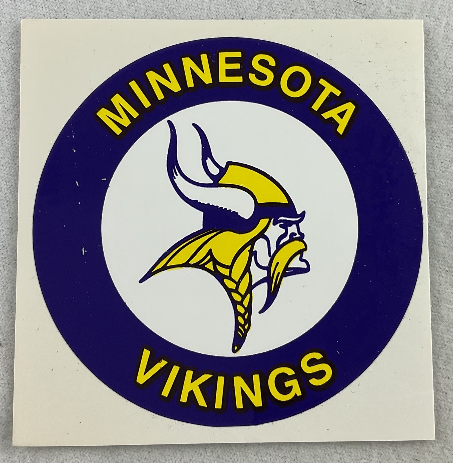 NFL Vintage Minnesota Vikings Football Logo Sticker | eBay