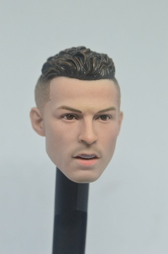 1/6 Scale CR7 Cristiano Ronaldo Head Sculpt for 12'' Hot Toys Phicen ...