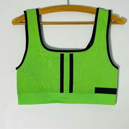 EUC Fabletics X Maddie Ziegler Dakota Neon Green Sports Bra Size XL | eBay