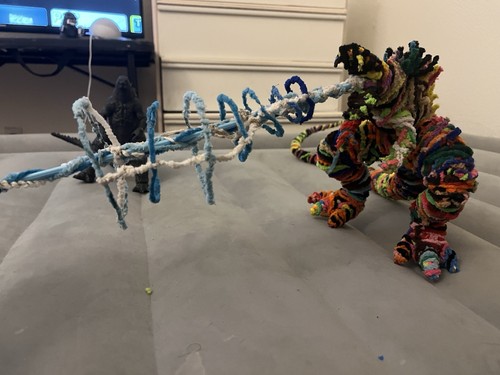 Godzilla Ultima Action Figure Pipe Cleaner | eBay