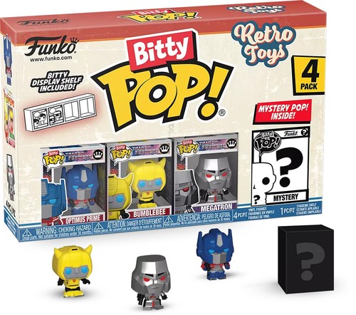 FUNKO BITTY POP! RETRO TOYS: TRANSFORMER OPTIMUS PRIME 4-PACK BRAND NEW ...