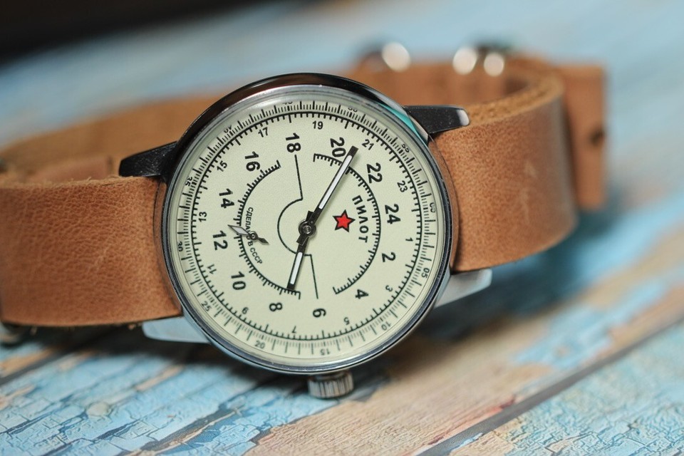 Mens watch Pobeda Pilot Military Vintage watch Wrist Watch | eBay
