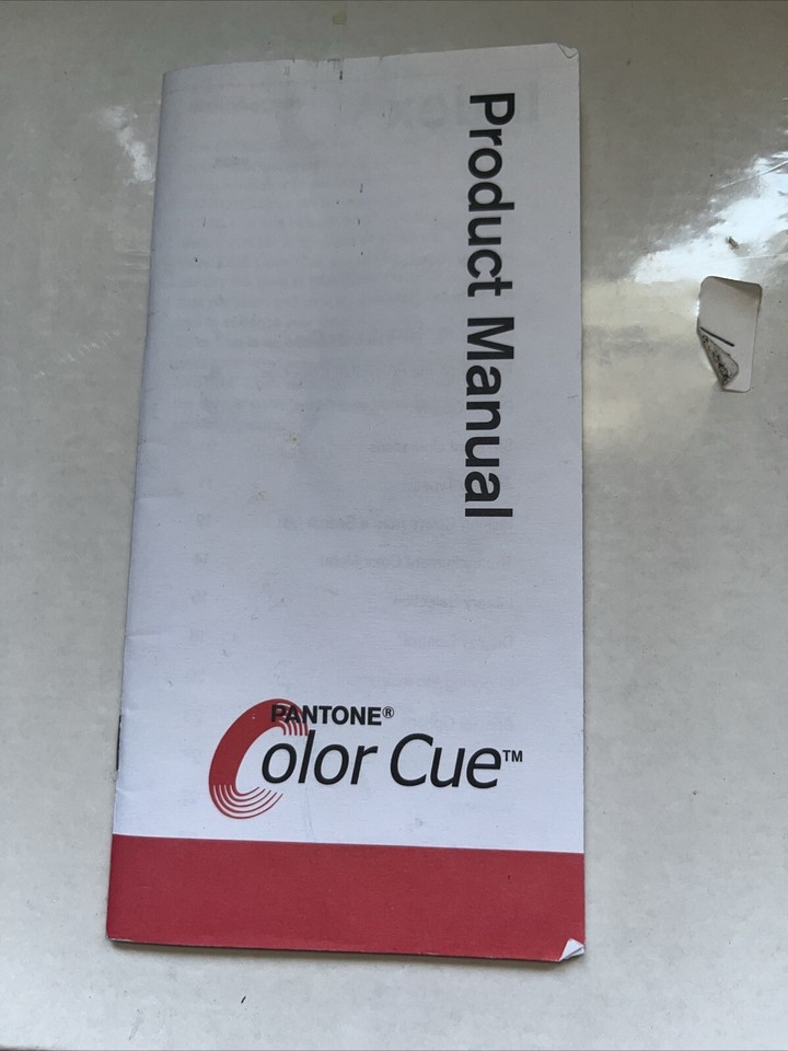 PANTONE COLOR CUE COLOR MATCHING HANDHELD DEVICE (AMD64) | eBay