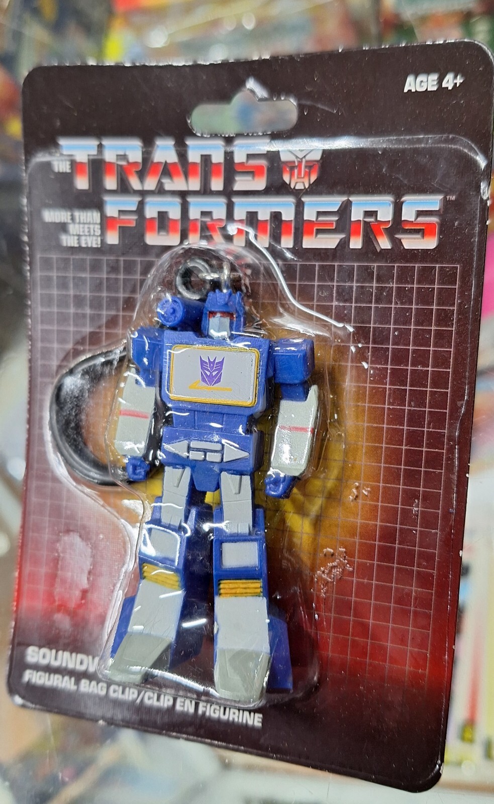 1 Transformers Soundwave Figure Bag Clip Key Chain Carded Stocking ...