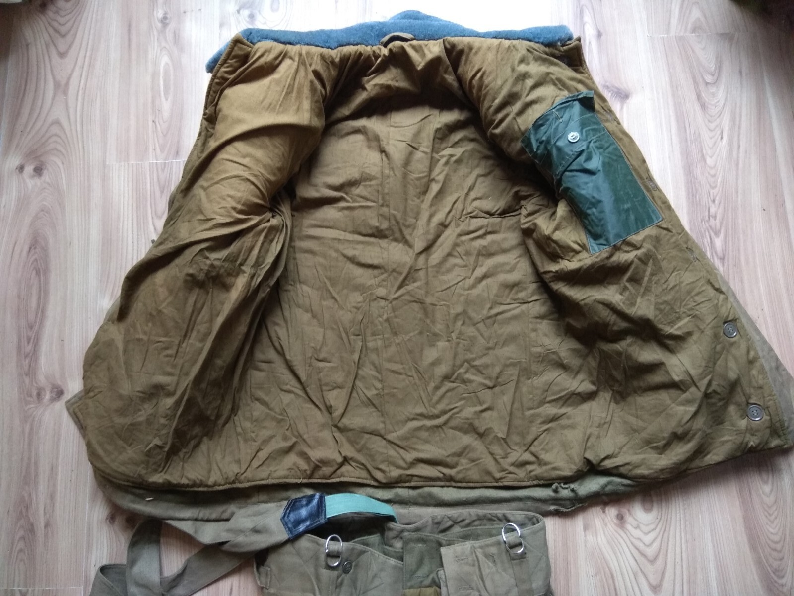 Vintage Soviet Army USSR Uniform Jacket Military FUFAIKA Afghanka ...