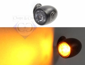 Turn Signal Motorcycle LED Kellermann Bullet ATTO Dark-Black | eBay