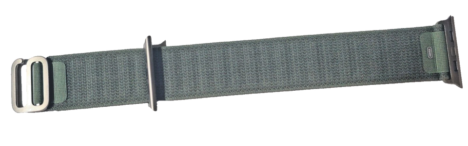Original Apple Watch ULTRA Band 49mm Green Alpine Loop Medium Used ...