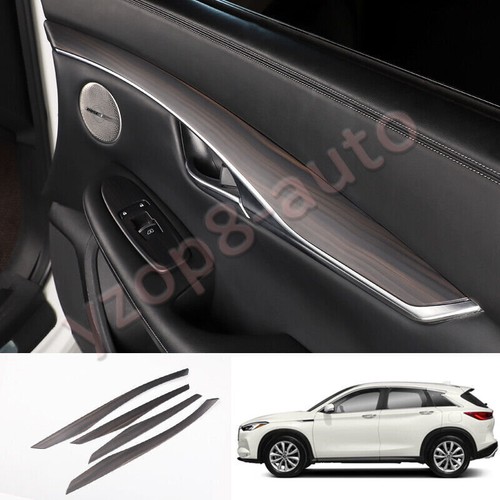 For infiniti QX50 2018-2020 ABS wood grain inner door panel cover trim ...