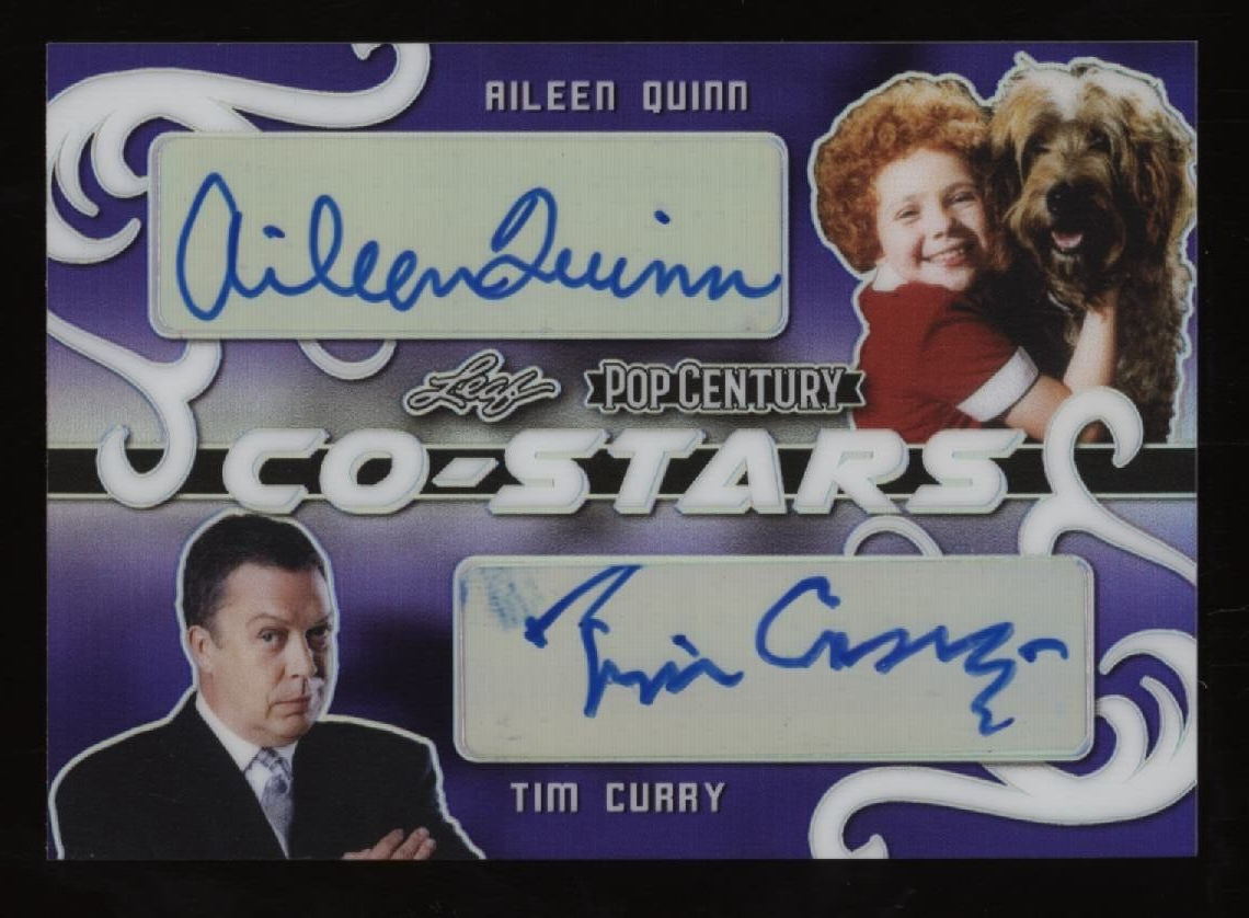 2020 Aileen Quinn Tim Curry Leaf POP Century Auto Autograph #3/7 ANNIE ...