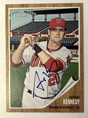 Adam Kennedy Autographed 2011 Topps Heritage #27 In Person N671 | eBay