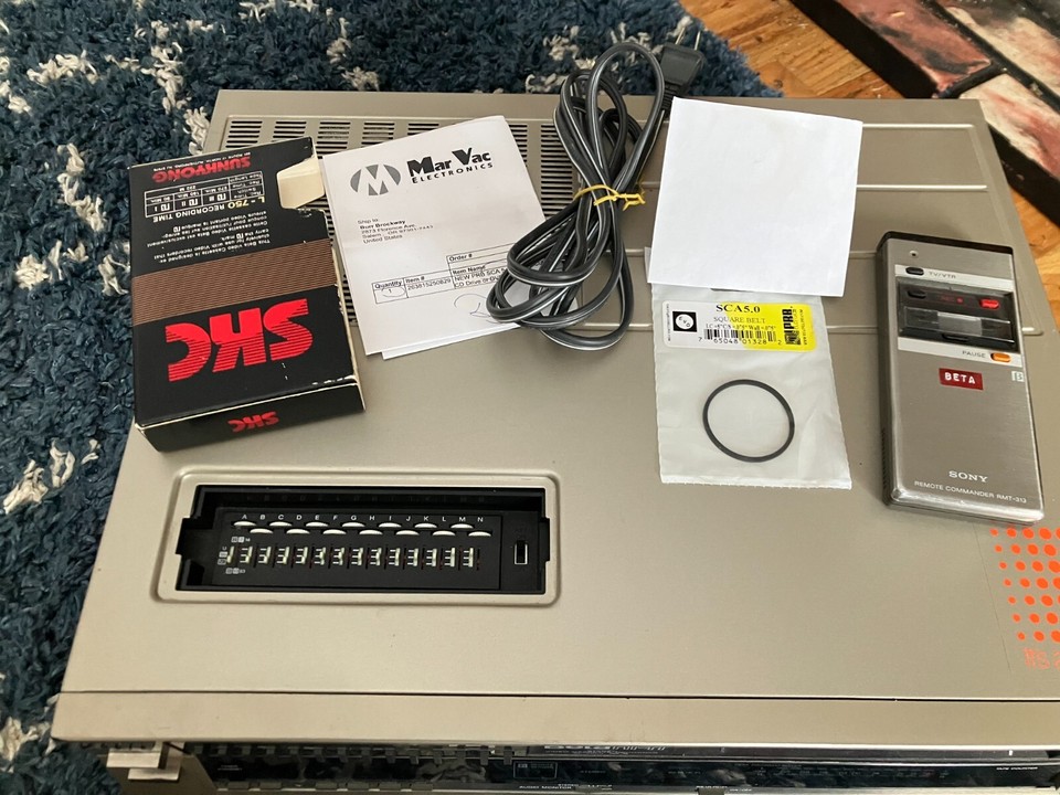 Vintage Sony Betamax Beta Tape Player Hi-Fi Stereo SL-5200 VCR | eBay