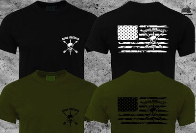 Nous Defions We Defy Special Forces U.S. Army Elite Troops USA Flag T ...