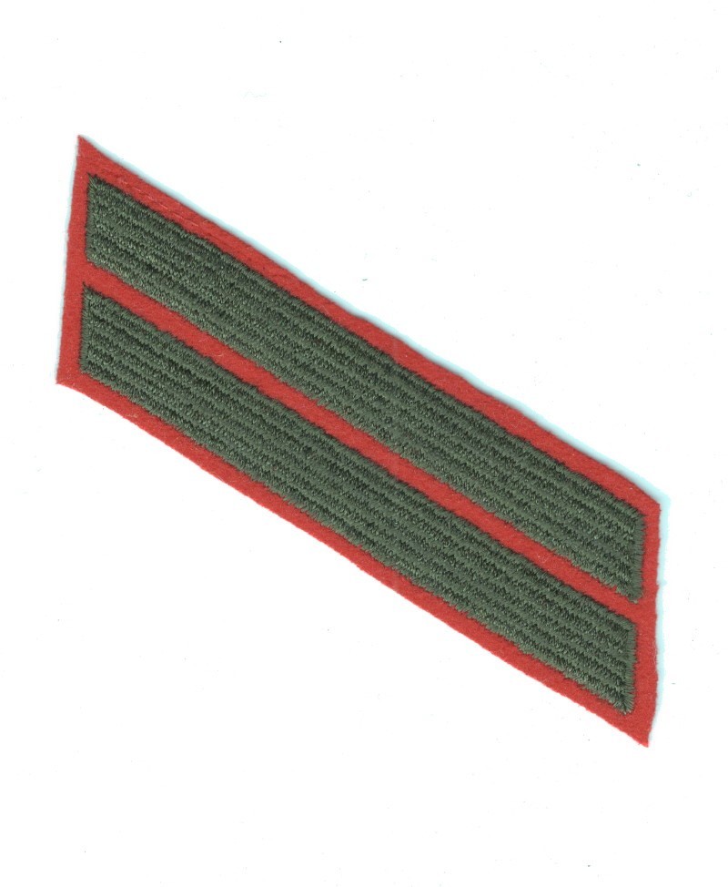 USMC Marine Corps Enlistment Stripes 827: 8 Years (2 stripes) - red ...