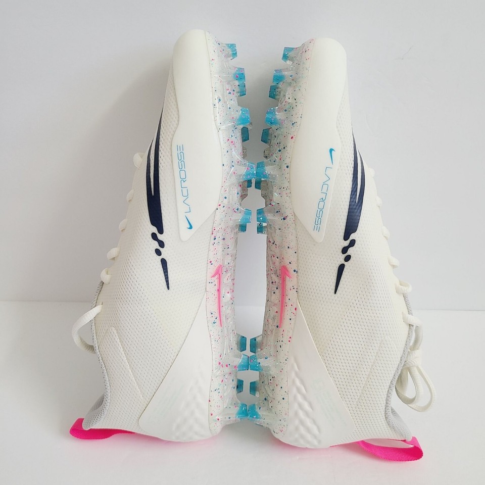 Nike Alpha Huarache 8 Pro LAX Lacrosse Cleats CW4439-116 Size 9.5 Sail ...